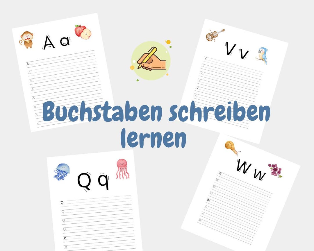 Learn to Write Letters - ABC - Preschool - Elementary School - PDF to ...