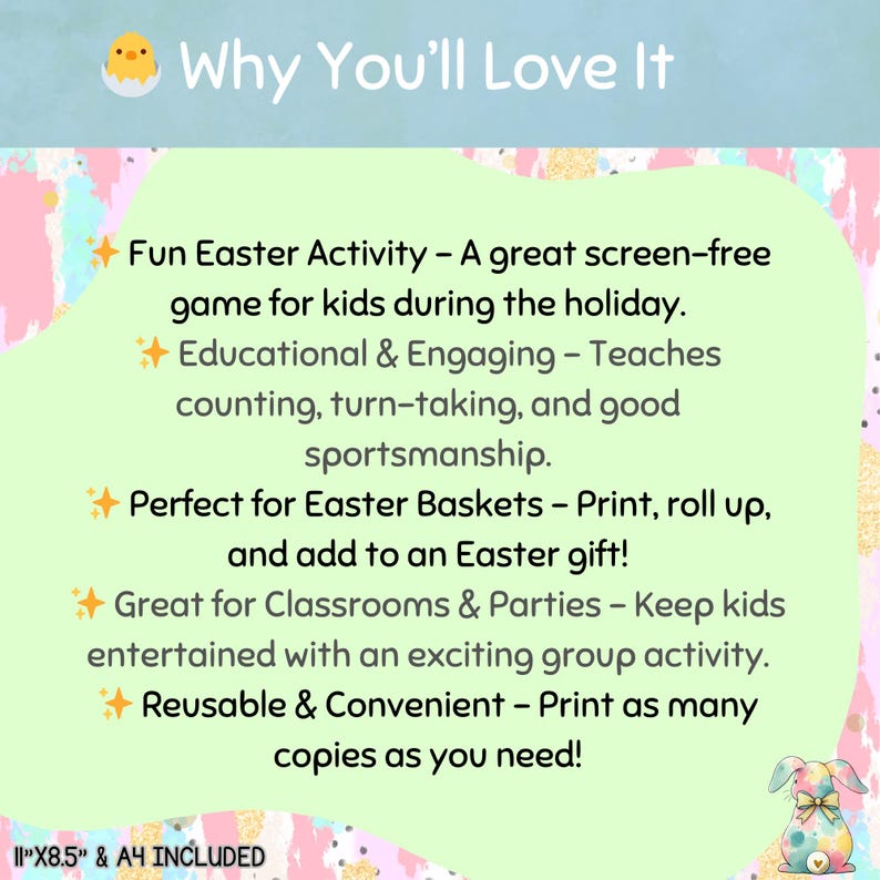 Easter Snakes and Ladders Game: Printable Kids Activity (digital ...
