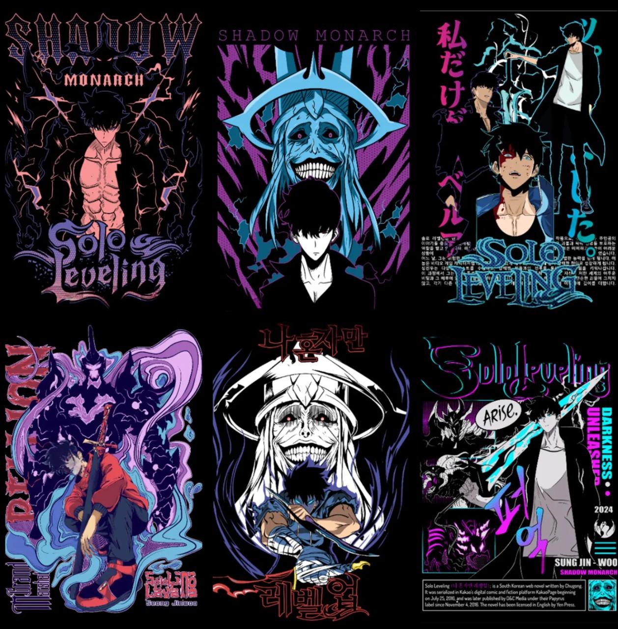 SOLO LEVELING VECTOR , Solo Leveling Kunst Vektorgrafik | Anime ...