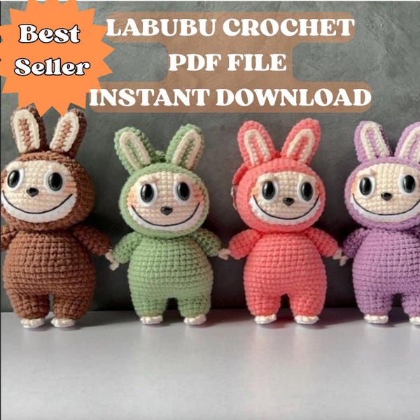 Crochet Patterns for Labubu - Etsy