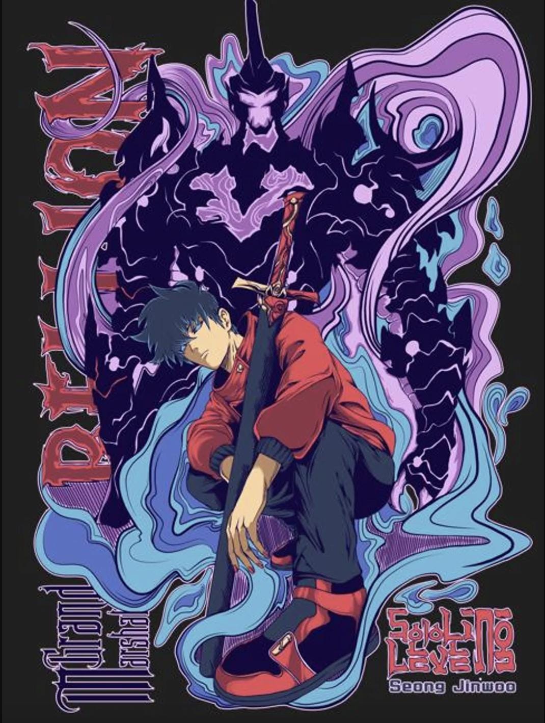 SOLO LEVELING VECTOR , Solo Leveling Kunst Vektorgrafik | Anime ...