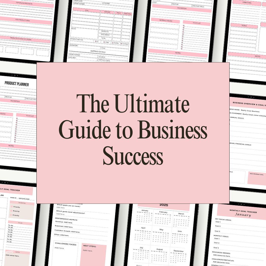 Business Planner Editable & Printable | Business Planning | Business ...
