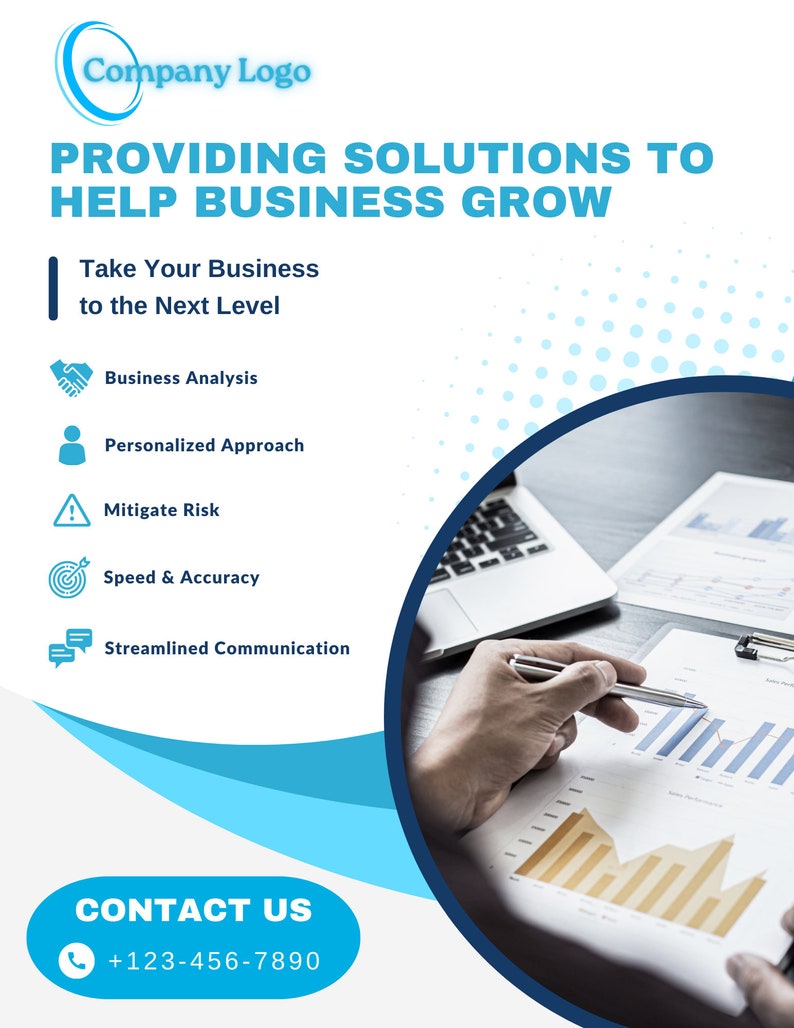 Three Company Slick Sheet Templates - Etsy