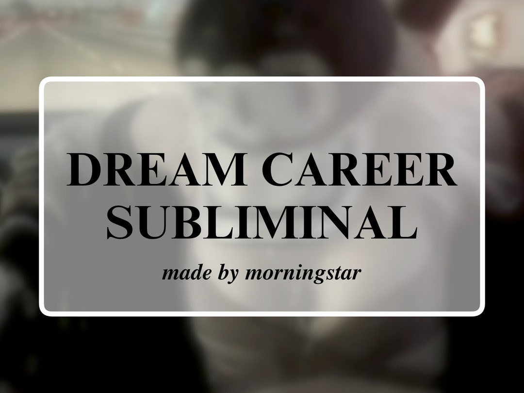 Dream Career Subliminal Subliminal ASMR & Affirmations Made by ...