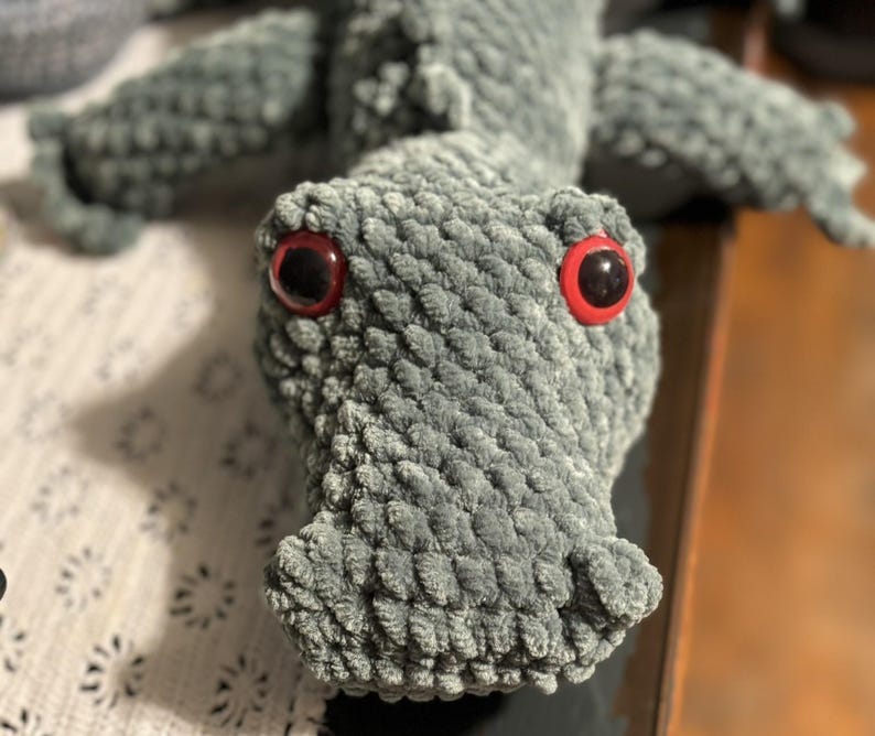 Plushy Amigurumi Alligator PDF Pattern - Etsy