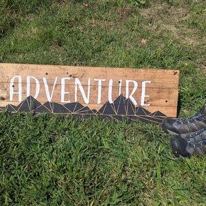 Adventure Wall Sign - Etsy