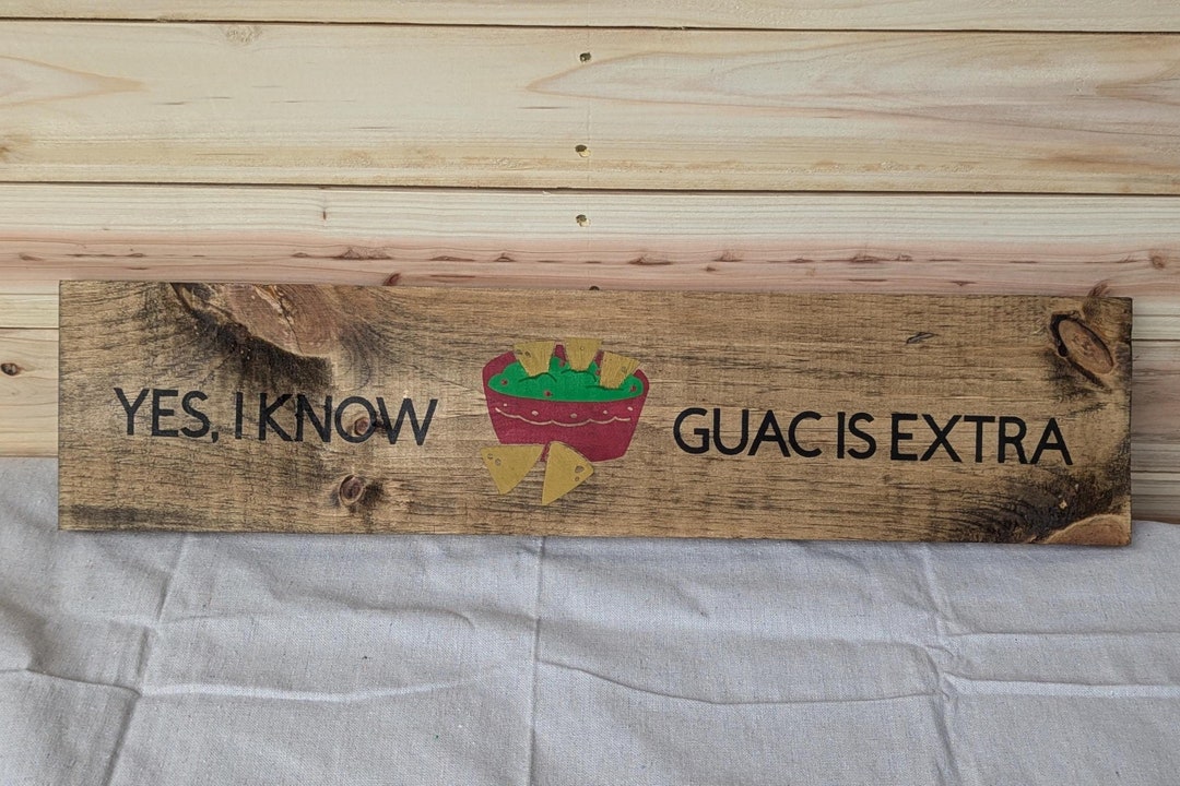 Guac is Extra - Etsy