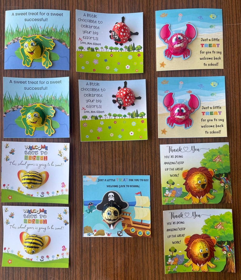 10 Pcs Chocolate Favor End of School Year Gifts for Students in Bulk ...