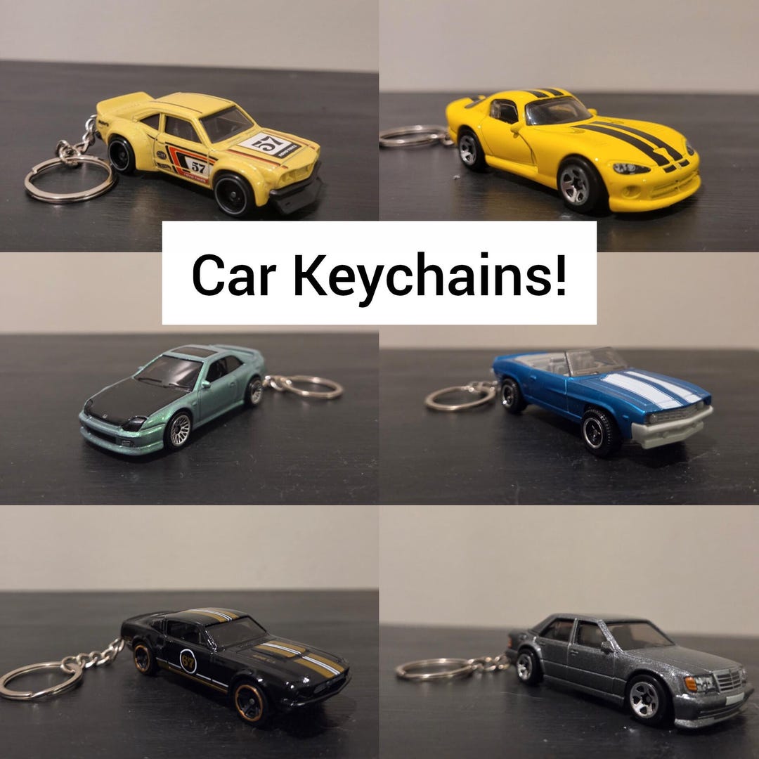 Handmade Car Keychains Hotwheels/matchbox - Etsy