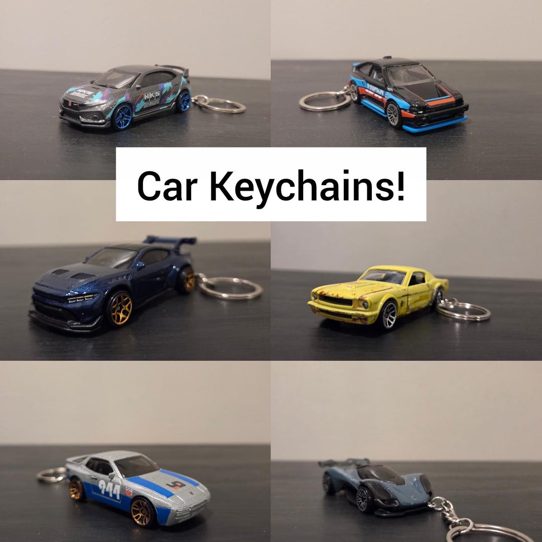 Handmade Car Keychains Hotwheels/matchbox - Etsy