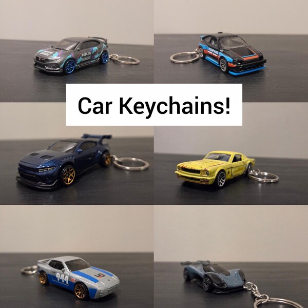 Hot Wheels Keychain - Etsy