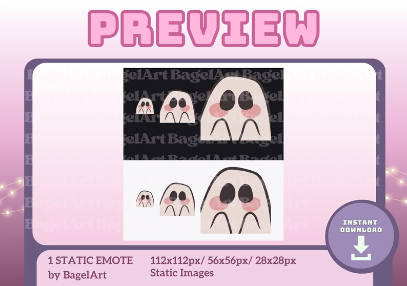 Animated Emote - Ghost Emote - Applause Emote - Clapping - Cute Ghost ...