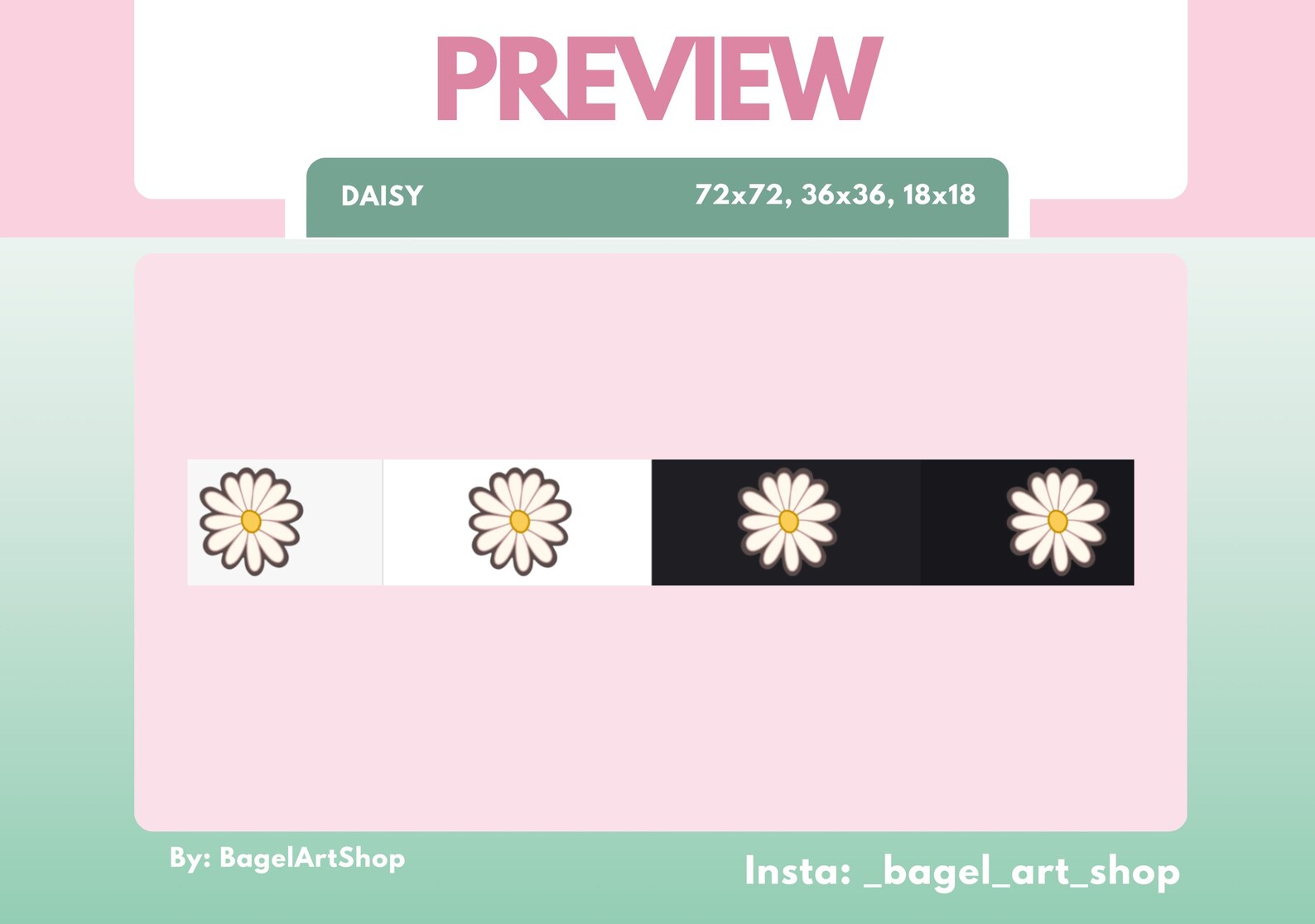 Daisy Channel Point - Daisy Emote - Twitch - Youtube - Discord - Emote ...