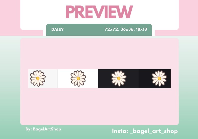 Daisy Channel Point - Daisy Emote - Twitch - Youtube - Discord - Emote ...