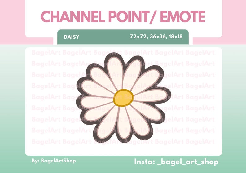Daisy Channel Point - Daisy Emote - Twitch - Youtube - Discord - Emote ...