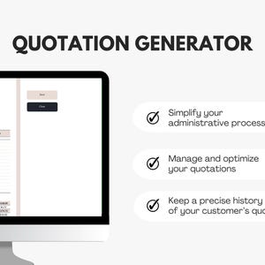 Quotation Template | Quote for Small Business | Simple Quotation Maker ...