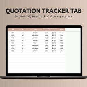 Quotation Template Quote for Small Business Simple Quotation Maker Tool ...