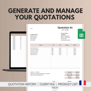 Quotation Template Quote for Small Business Simple Quotation Maker Tool ...