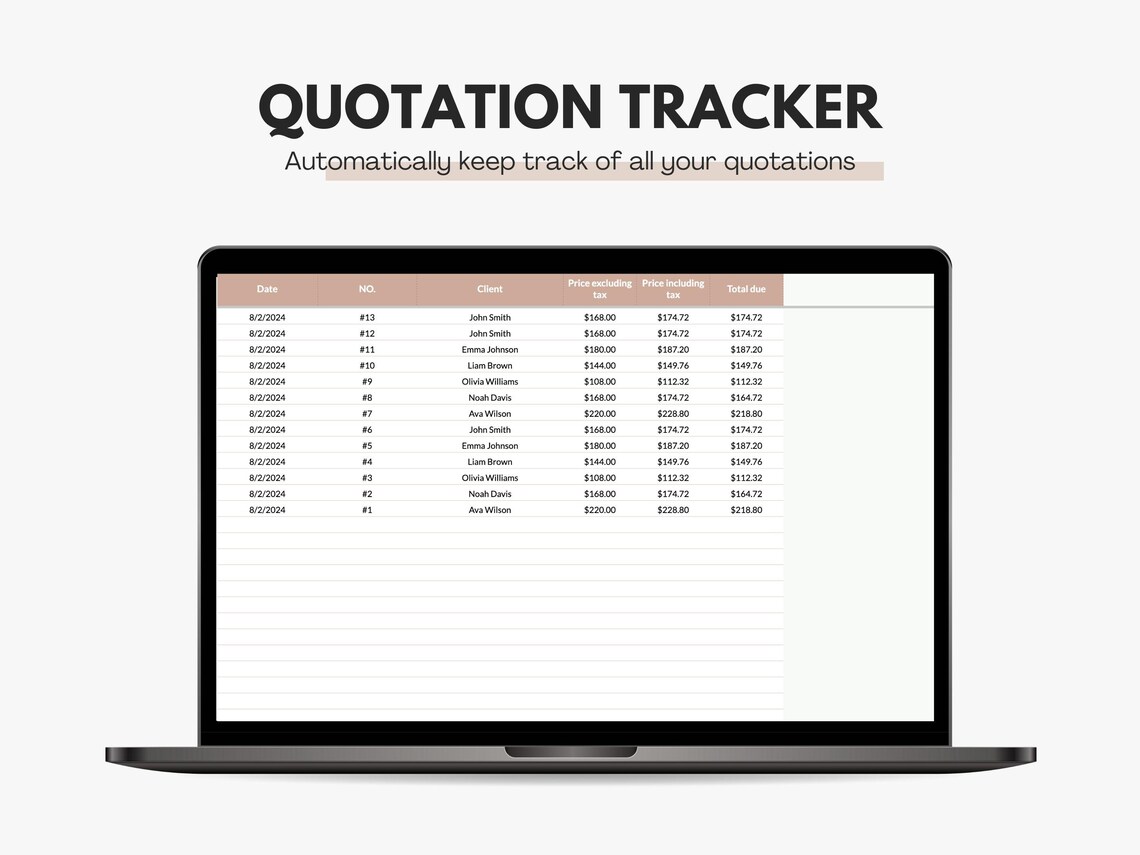 Quotation Template | Quote for Small Business | Simple Quotation Maker ...