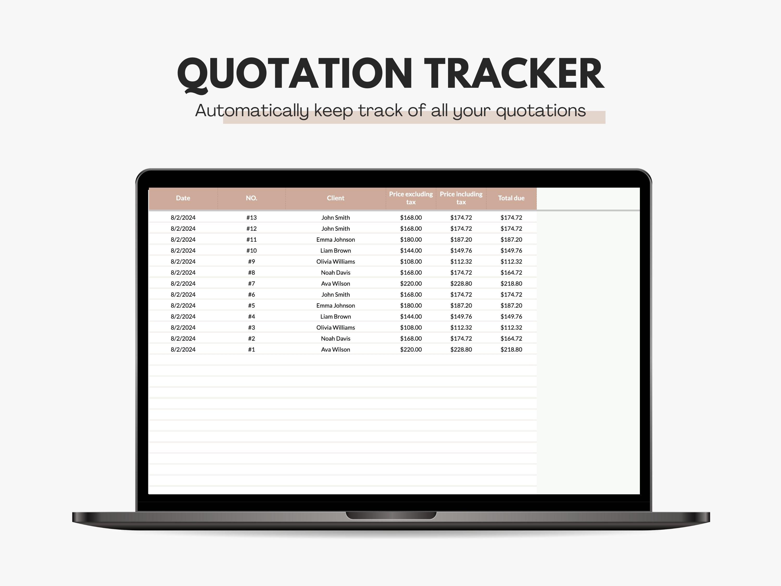 Quotation Template | Quote for Small Business | Simple Quotation Maker ...