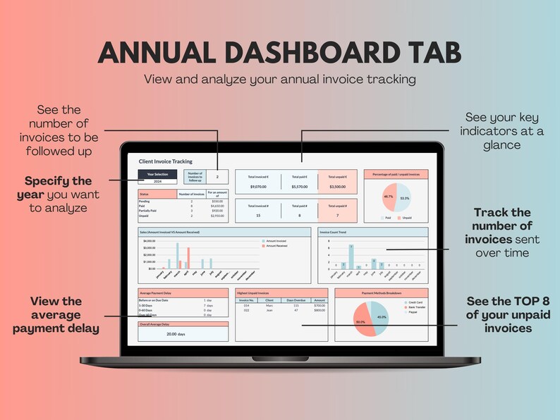 Invoice Tracker Spreadsheet Invoice Manager Client Invoice Manager ...