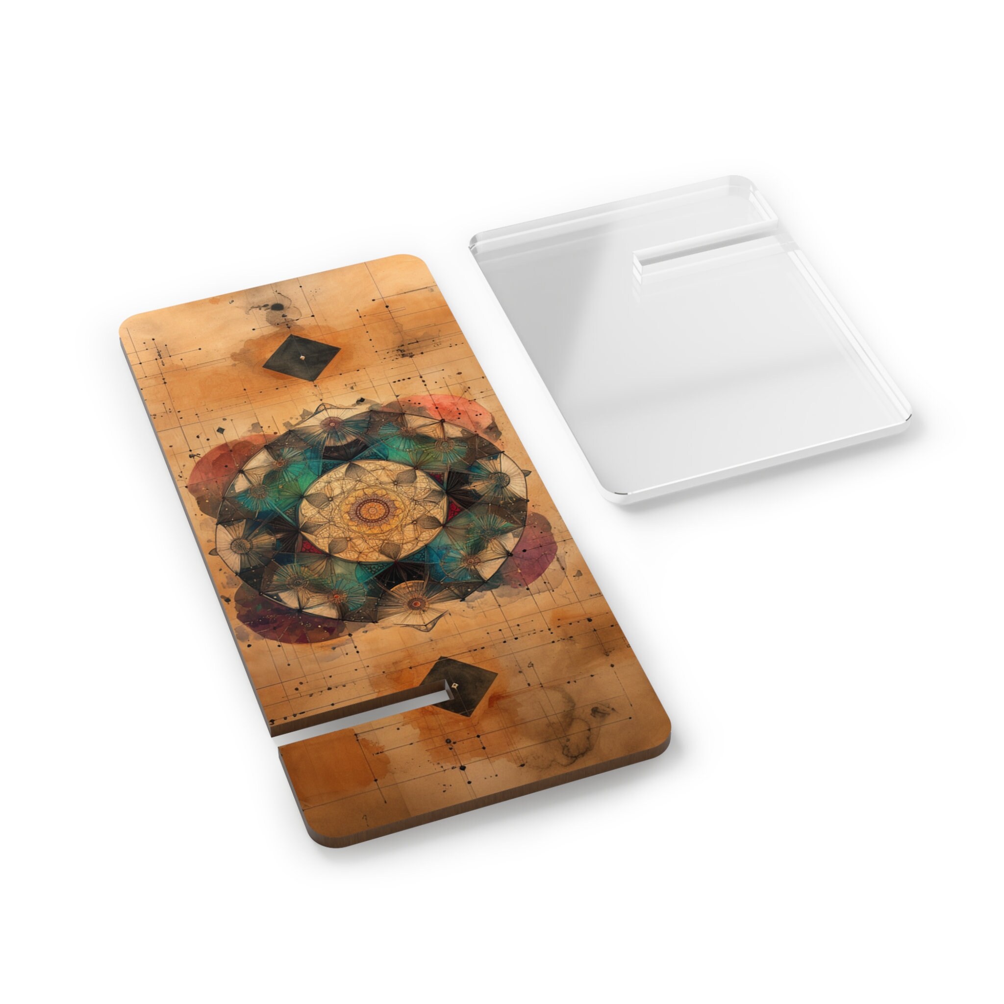 Sacred Geometry Phone Stand | Desk Decoration | Divine Creations ...