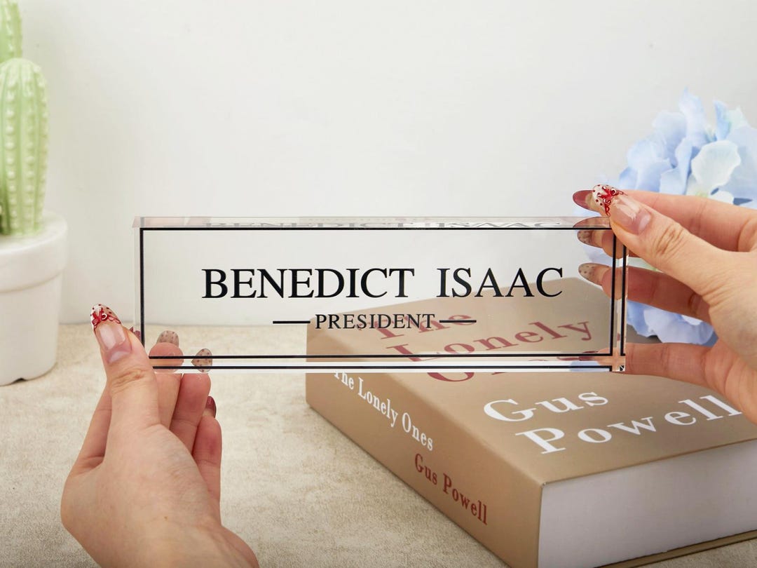 Custom Desk Plaque,acrylic Name Plate for Desk,teacher Name Plate ...