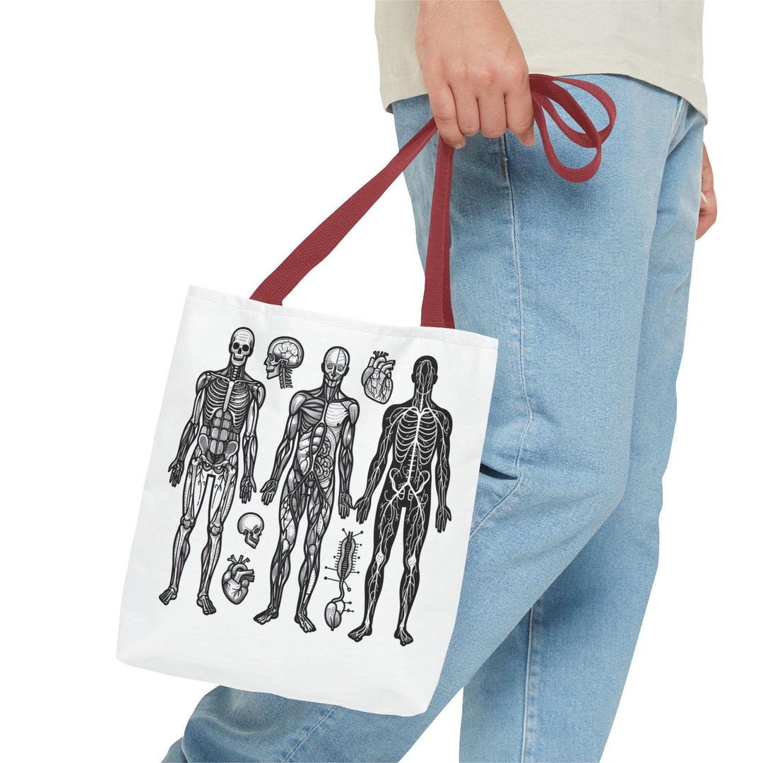 Anatomy Tote Bag, Science Style Bag, Tote Bag (double Sided Print) - Etsy