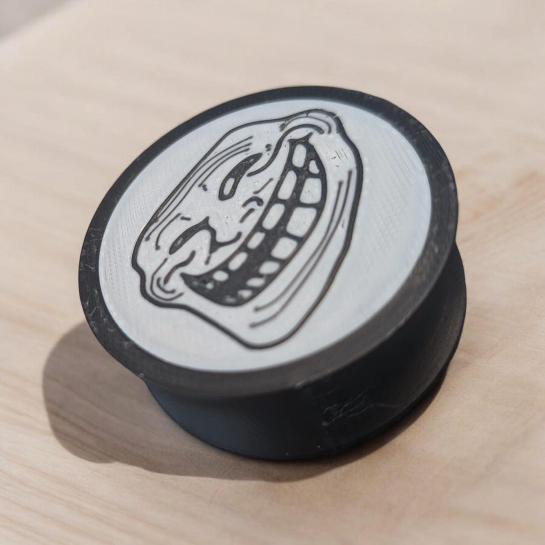 Meme Face Ear Tunnels/gauges, Earring, Jewellery, Troll Face - Etsy