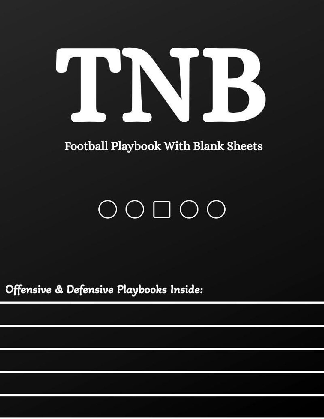 Football Playbook Blank-sheets - Etsy