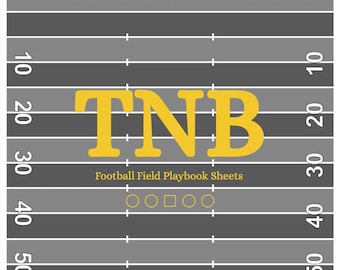 Football Playbook 6-box Vertical Notes Football Notebook Field Diagrams ...