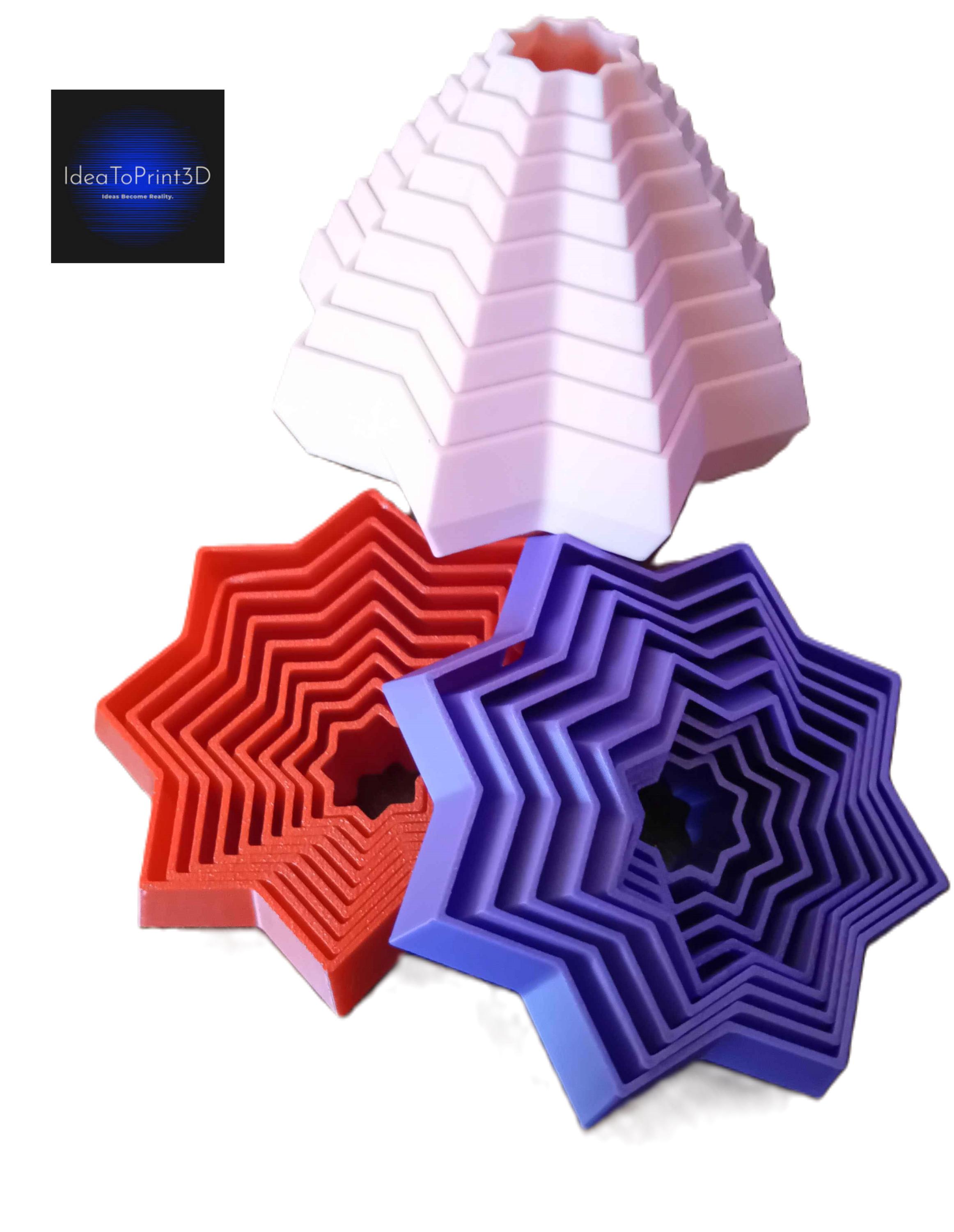 Fidget Star Fidget Toy Sensory Toy 3D Printed - Etsy