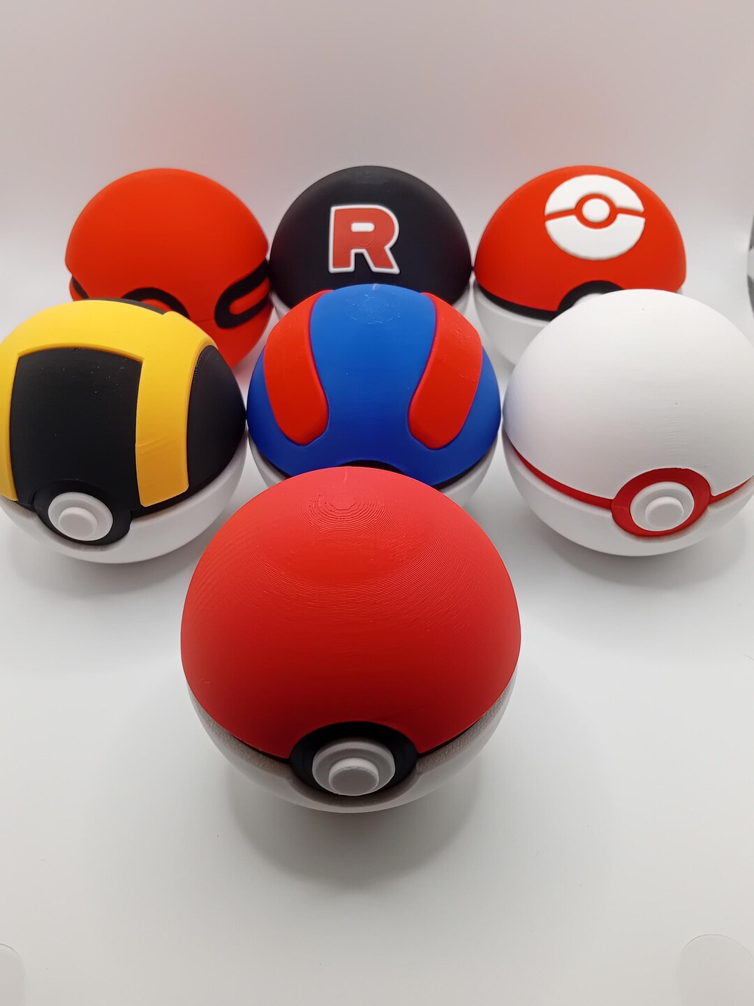 Pokeball Collection Pokemon Pokeballs Prop Collectables Cosplay 3D ...