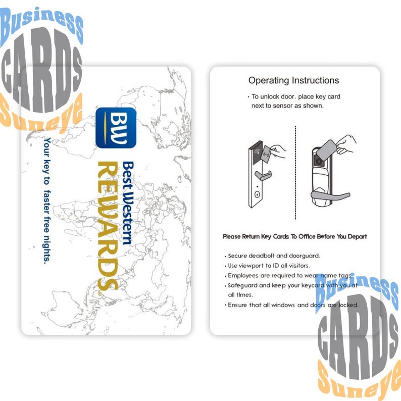 Customizable RFID Hotel Key Cards – Durable, Secure, and Professional ...