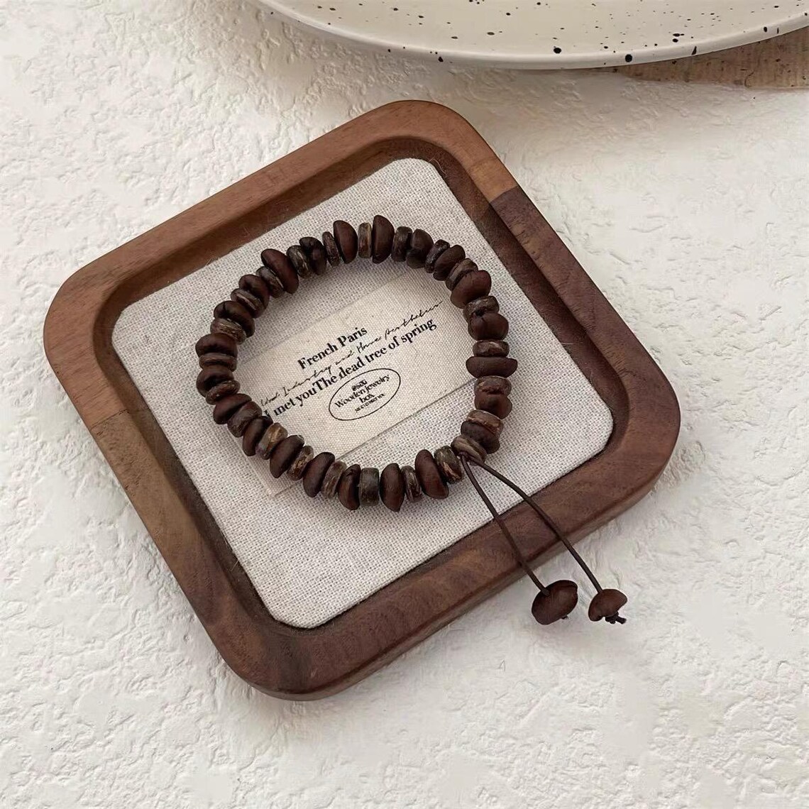 Unique Handmade Real Coffee Bean Bracelet, Coffee Lover Gift, Roasted ...