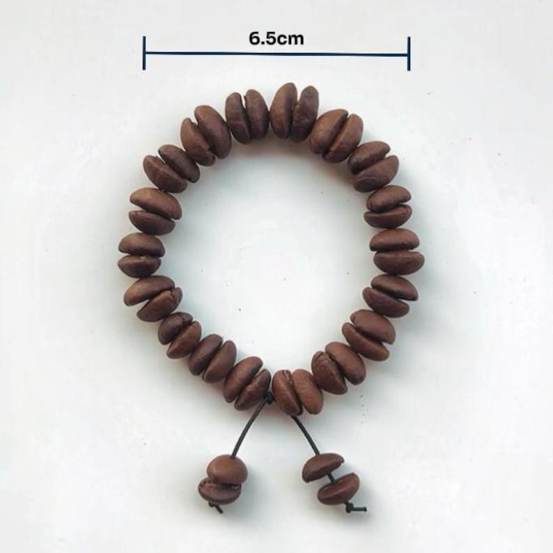 Unique Handmade Real Coffee Bean Bracelet, Coffee Lover Gift, Roasted ...