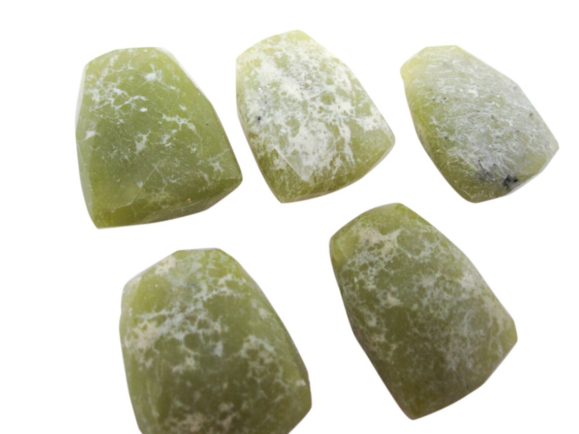 Olive Jade Pendant Olive Jade Briolette Focal 18mm X 25mm - Etsy