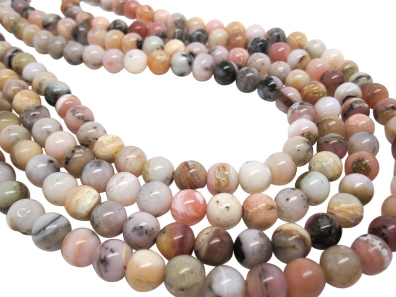 Pink Opal Beads Pink Peruvian Opal Pink Opal Round 9mm - Etsy