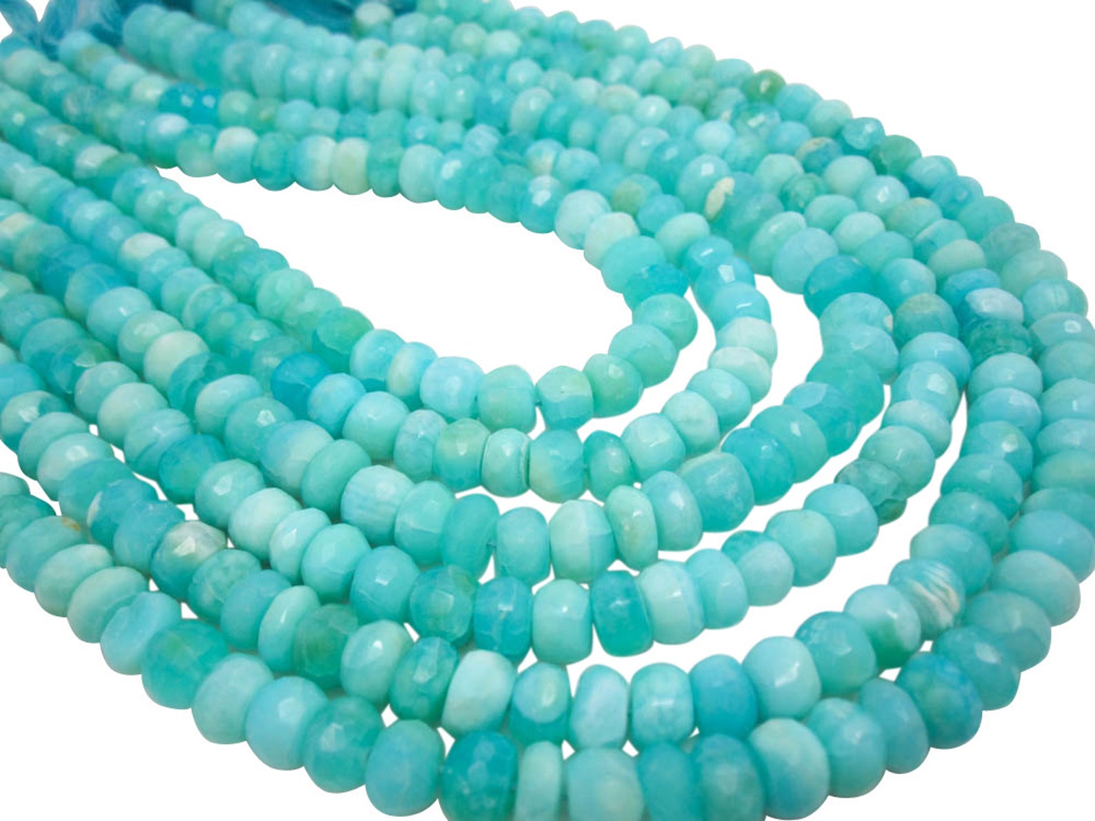 Blue Peruvian Opal Beads Peruvian Opal Beads Blue Opal | Etsy