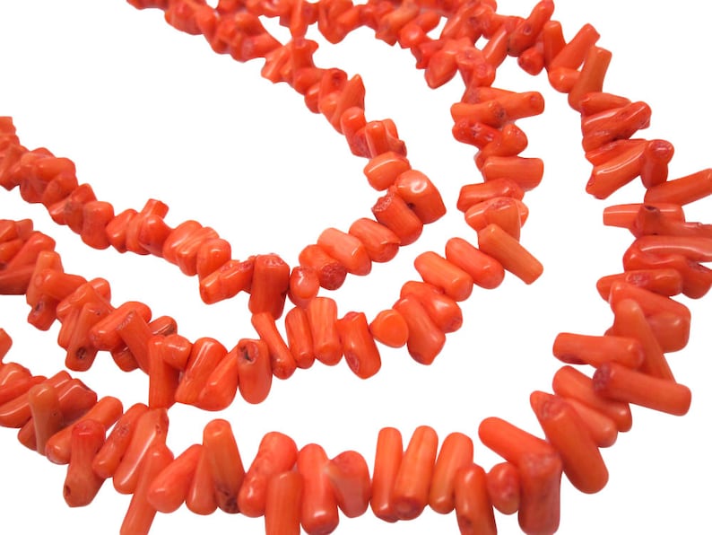Peach Coral | Salmon Pink Coral | Coral Chips | SKU 4312A - Etsy