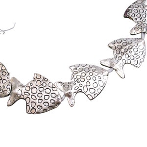 Silver Fish Beads, Sterling Silver Fish, Carved Silver Fish, Silver ...