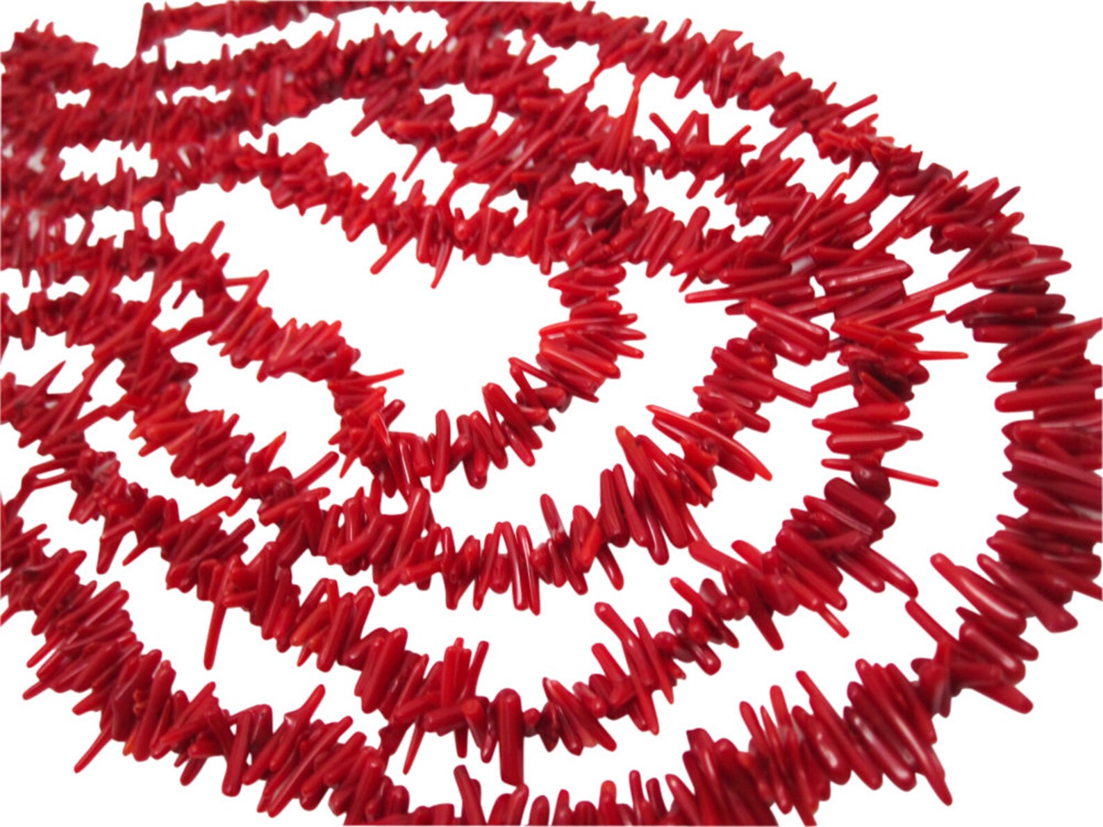 Red Coral Beads Spikey Coral Red Coral Chips SKU 4232A - Etsy