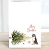 Puppy Christmas Tree Postcard Bundle Cute Holiday Dogs Greeting Card ...