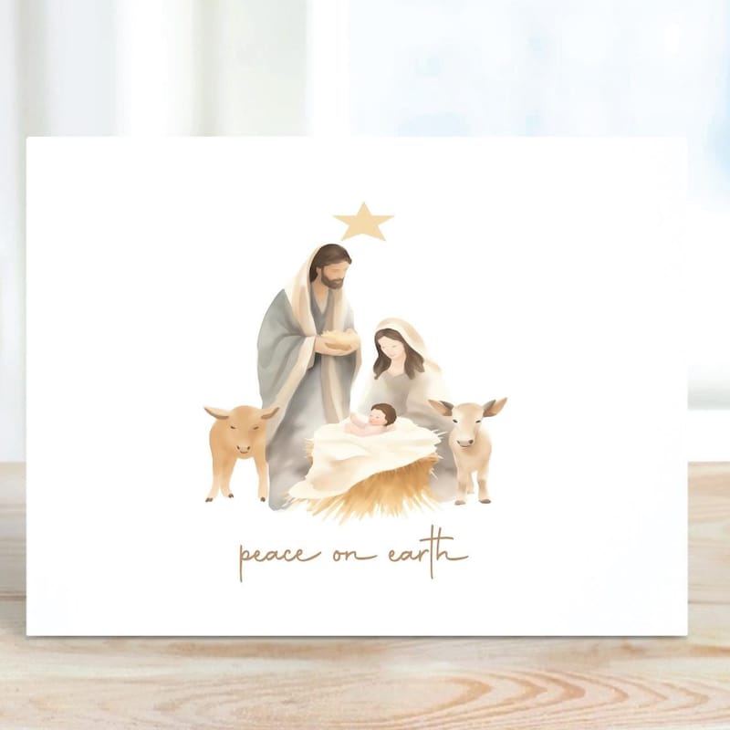 Religious Christmas Cards - Etsy