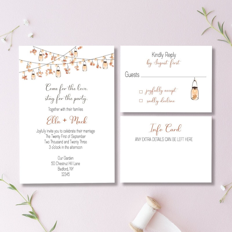 Backyard Wedding - Etsy