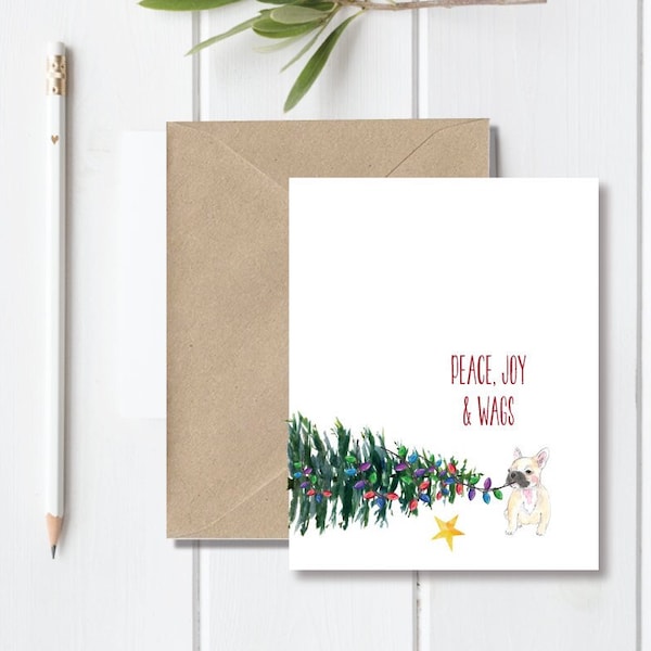 French Bulldog Card - Etsy