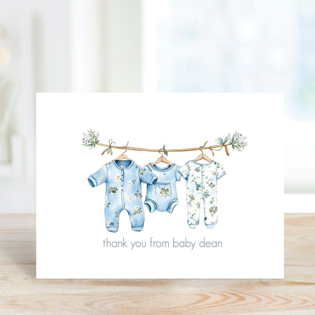 Baby Shower Thank Yous, Baby Thank You Cards, Thank You Cards Baby ...