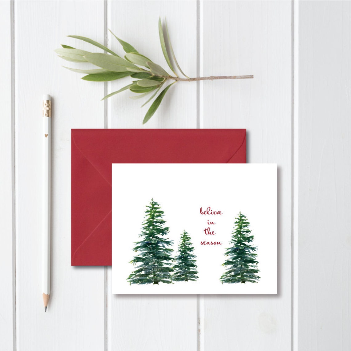 Christmas Cards Christmas Card Set Boxed Set Holiday Cards - Etsy