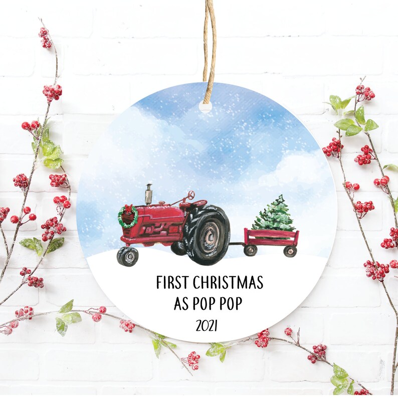 Pop Pop Ornament Ornament for Poppy First Christmas as Pop - Etsy