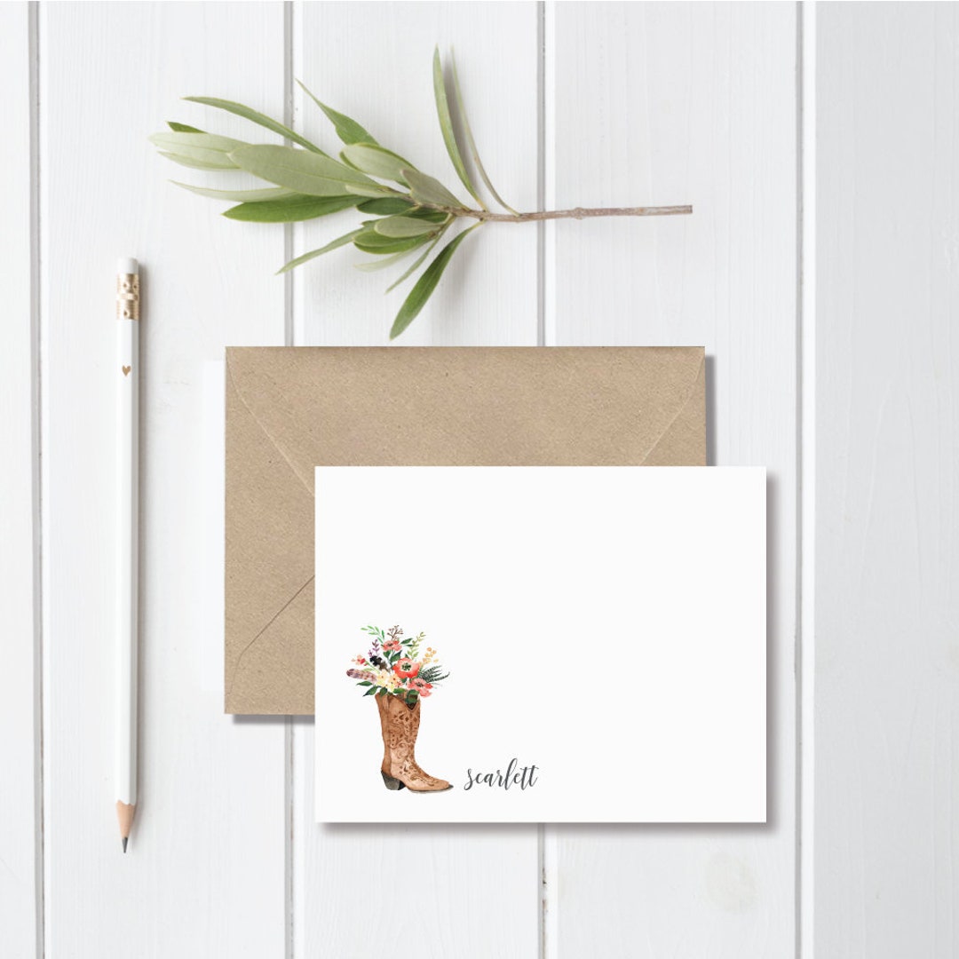 Personalized Stationery Set, Thank You Cards, Thank You Notes, From the ...